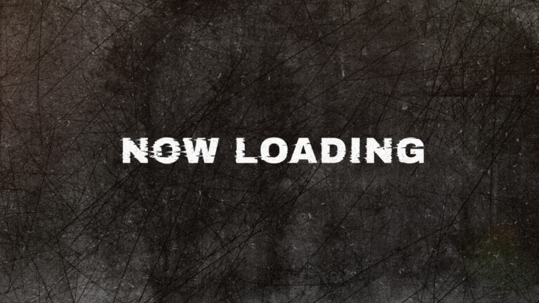 【配信素材/無料あり】グランジ待機画面 配信素材 NOW LOADING - VideoBase