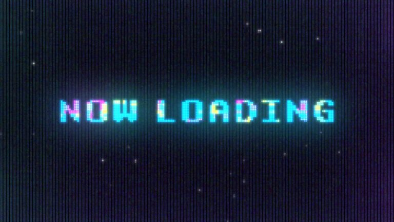 【配信素材/無料あり】ドットとノイズの待機画面 - VideoBase